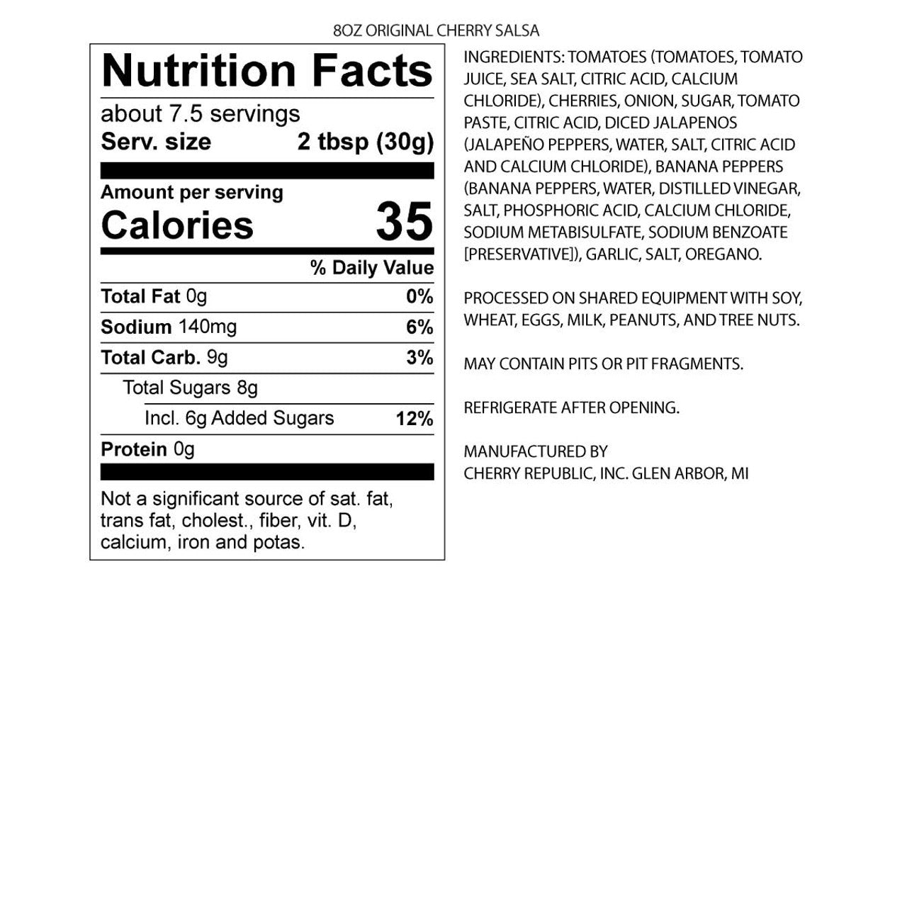 Original Cherry Salsa – Ivory Vines