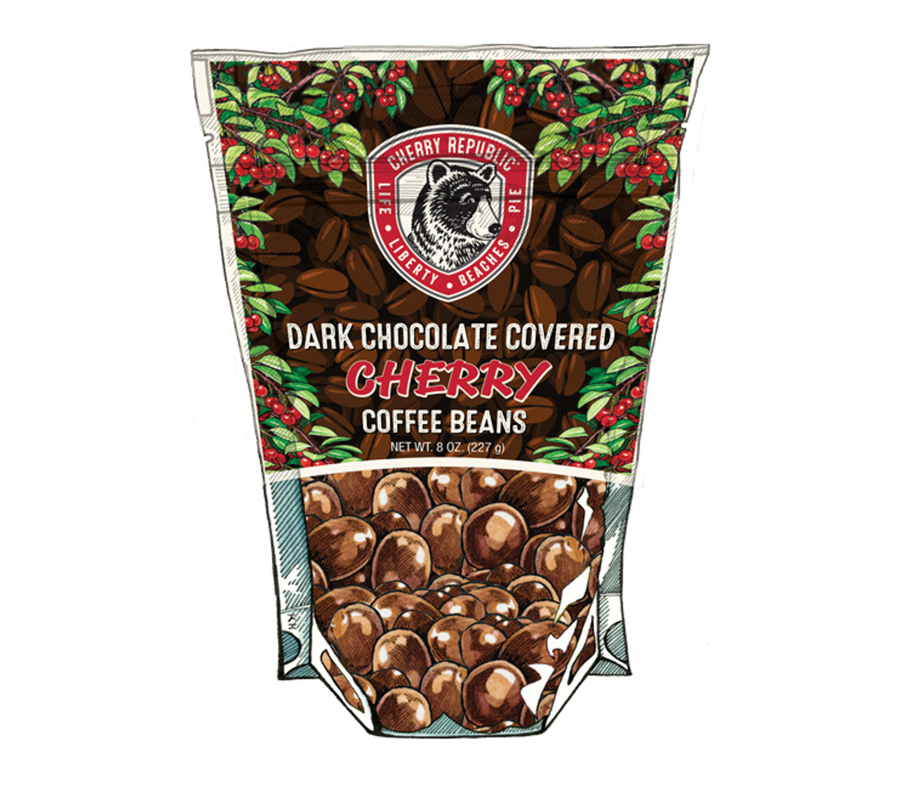 Dark Chocolate Cherry Coffee Beans – Ivory Vines