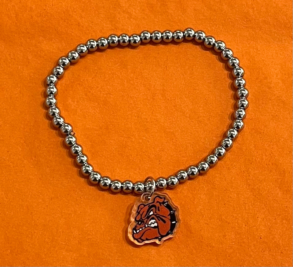 Bulldog Stretch Bracelet – Ivory Vines