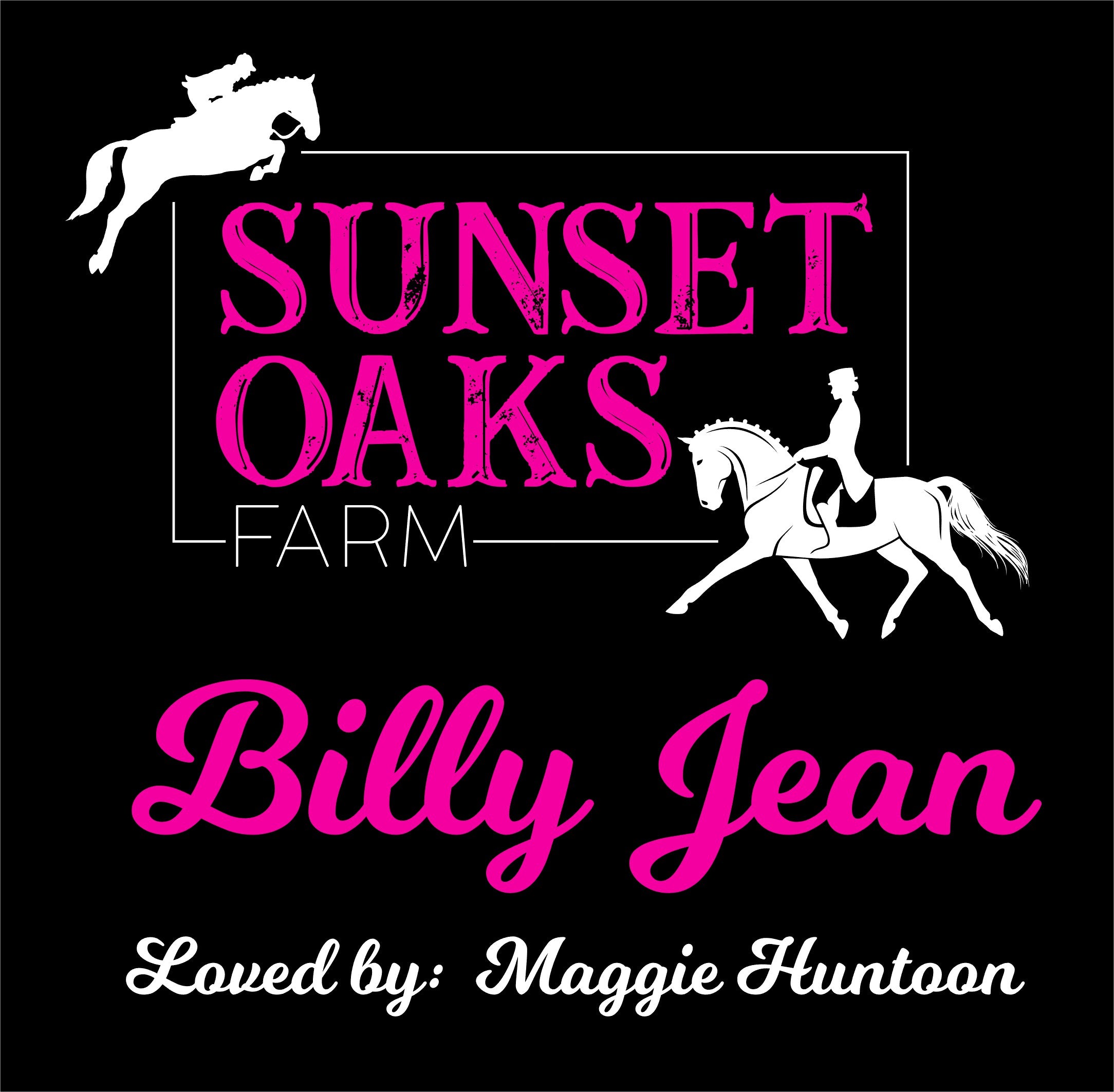 Sunset Oaks Stall Banner – Ivory Vines