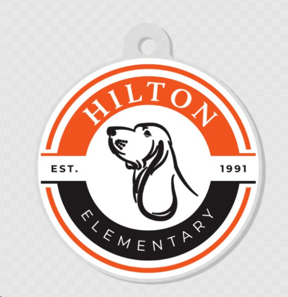 Hilton Acrylic Keychain – Ivory Vines