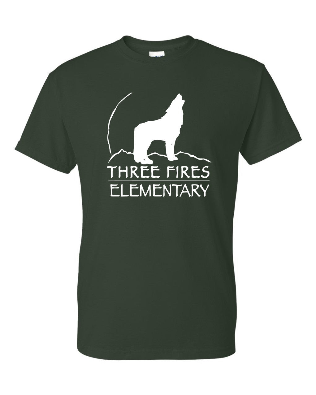 Three Fires Logo Tee – Ivory Vines