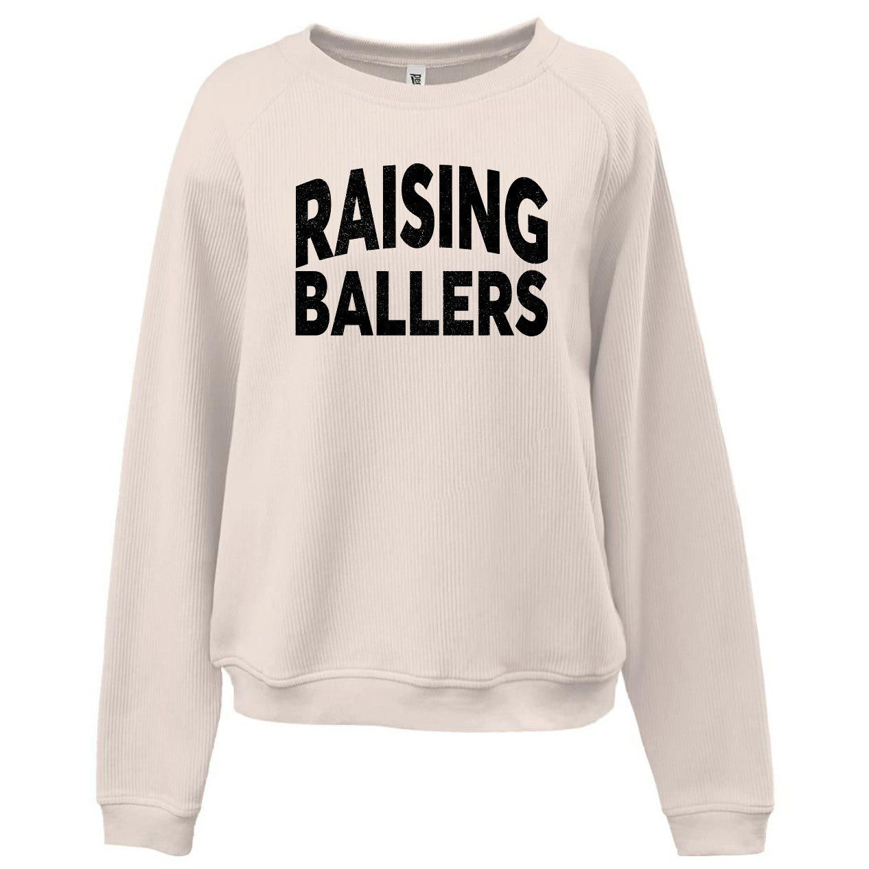Raising Ballers Corded Crew – Ivory Vines