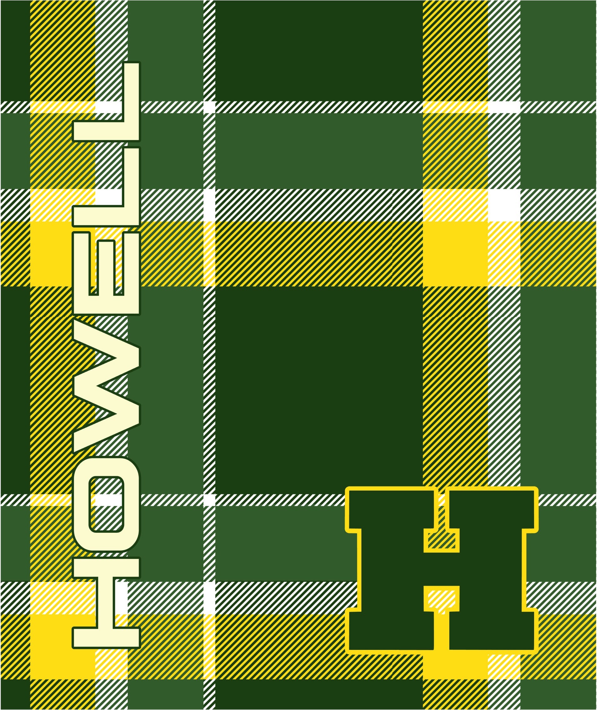 Howell "Big Plaid" Sherpa Blanket – Ivory Vines