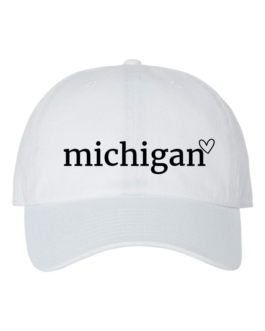 Michigan Heart Cap – Ivory Vines