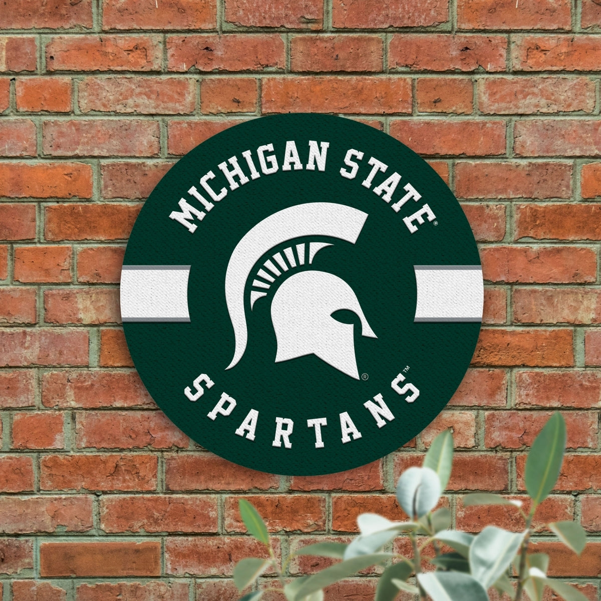 Michigan State Wall Sign – Ivory Vines