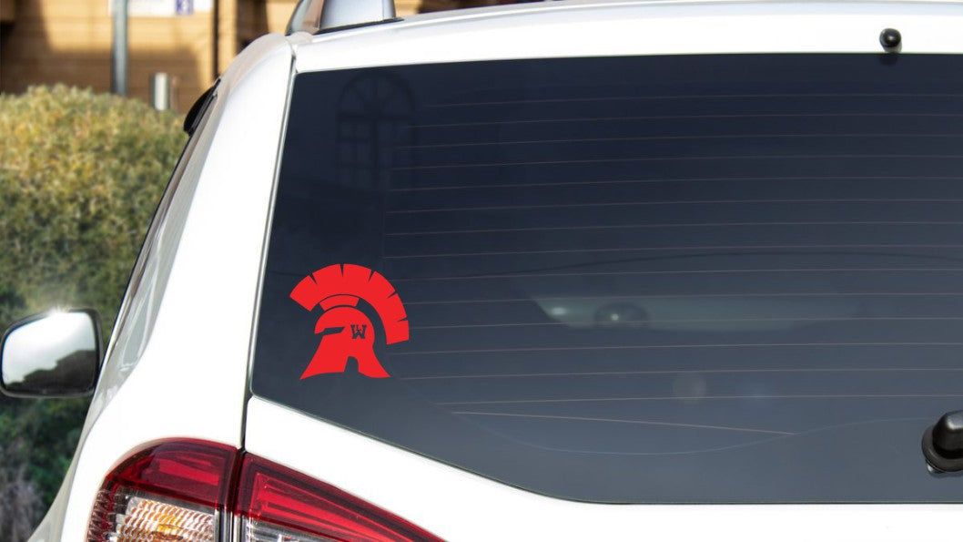 Trojan Vinyl Decal – Ivory Vines